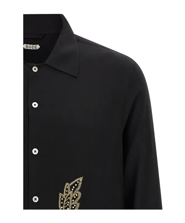 BODE Beaded Epoque Embroidered Shirt
