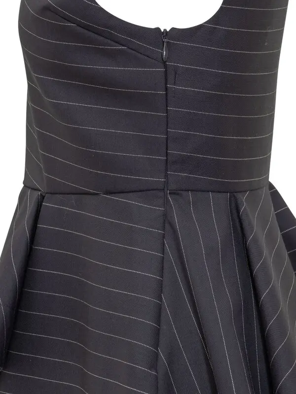 J.W.ANDERSON Pinstriped Peplum Top
