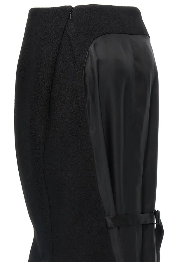 Prada High-waist Belted Skirt