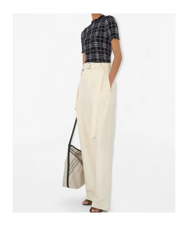 Burberry Checked Knitted Top