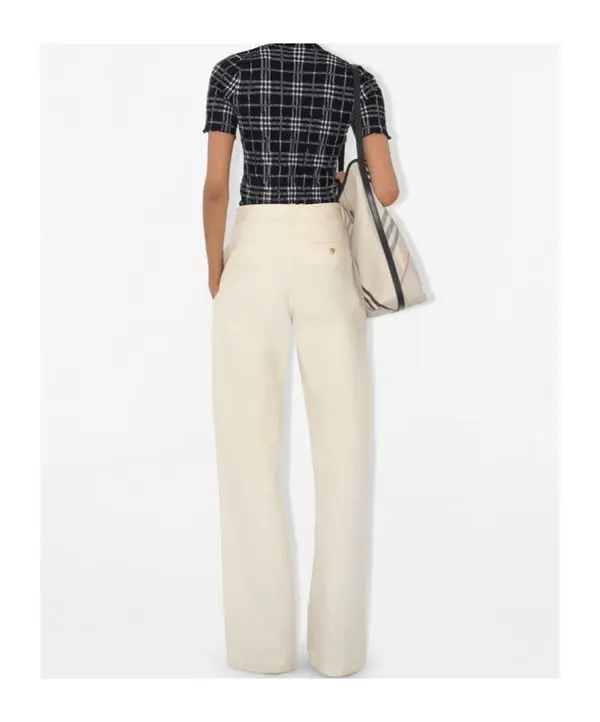 Burberry Checked Knitted Top