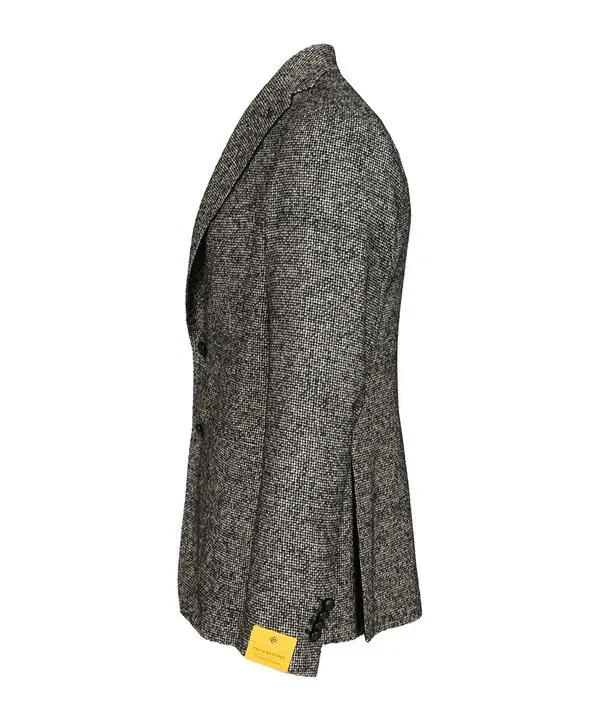 Tagliatore Textured Two-button Blazer - Black