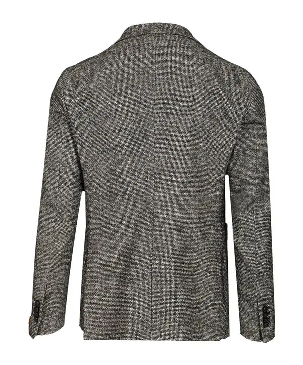 Tagliatore Textured Two-button Blazer - Black