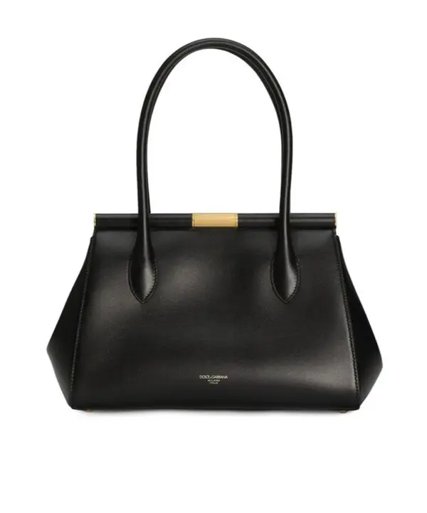 Dolce & Gabbana Marlene Turn-lock Handbag - Black