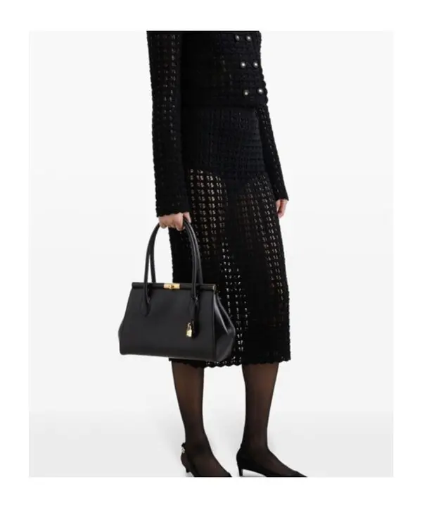 Dolce & Gabbana Marlene Turn-lock Handbag - Black