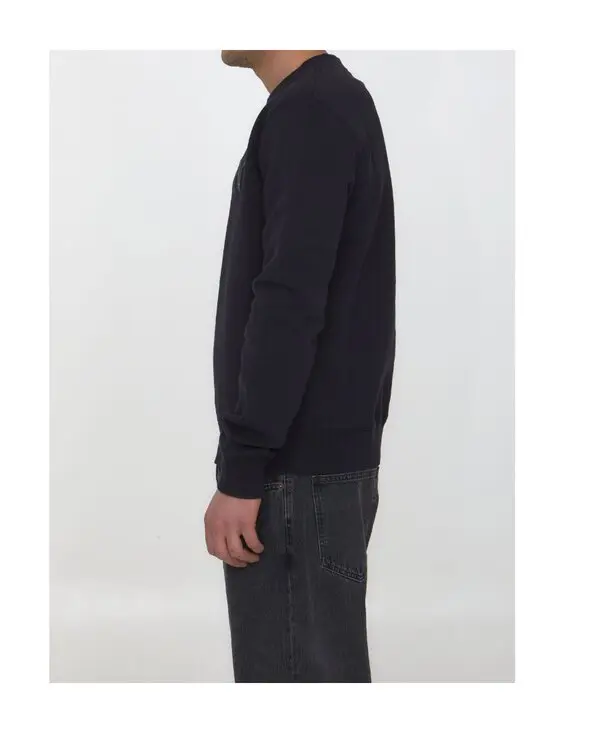 LANVIN Embroidered Logo Crewneck Sweatshirt