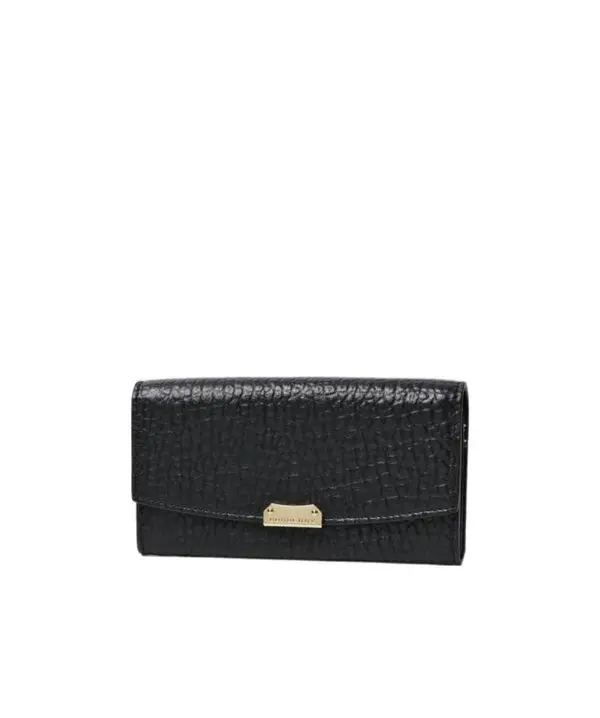 Burberry Logo Long Purse - Black
