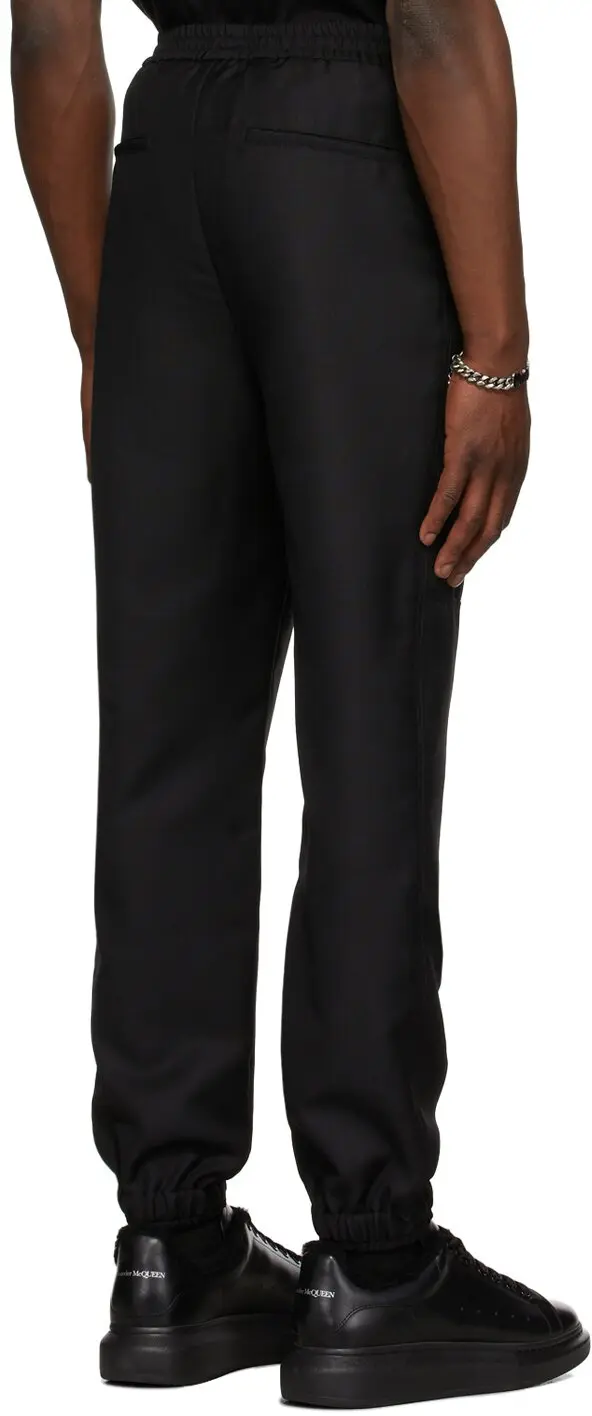 Alexander McQueen High-waisted Straight Leg Drawstring Trousers