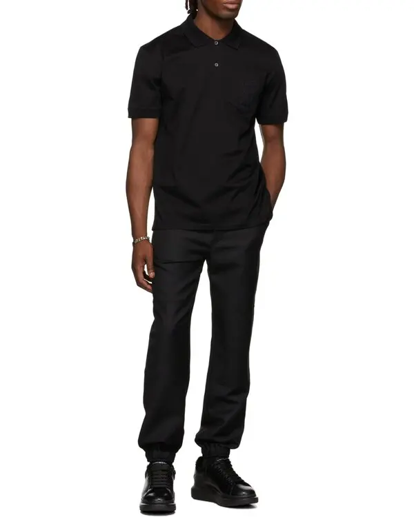 Alexander McQueen High-waisted Straight Leg Drawstring Trousers