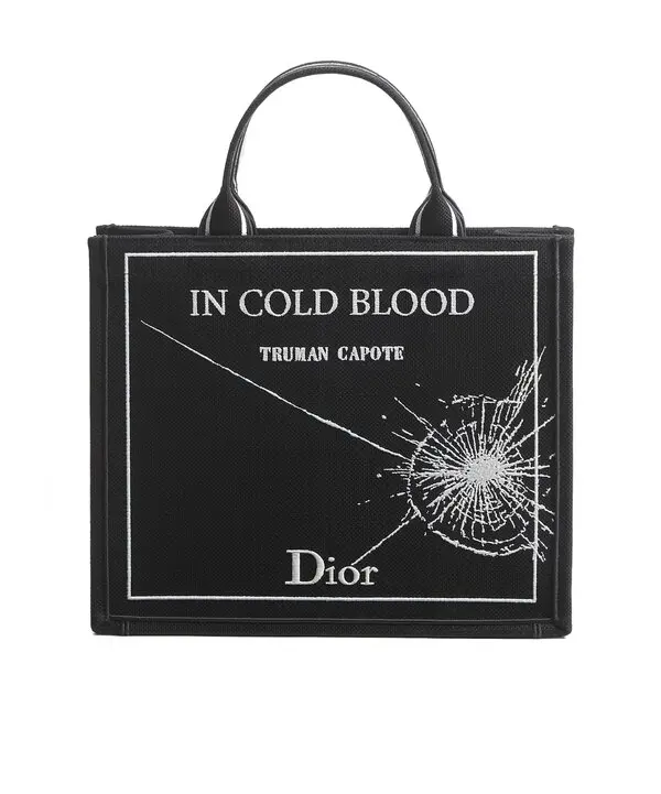 Dior Medium Book Tote - Black