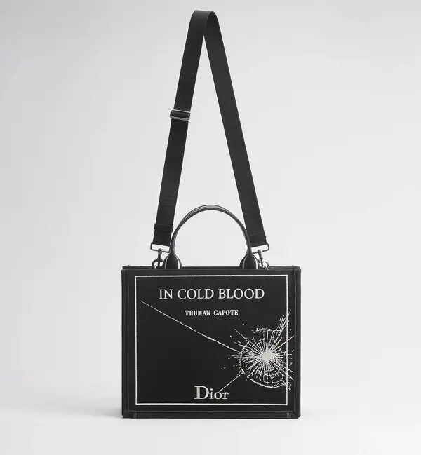 Dior Medium Book Tote - Black