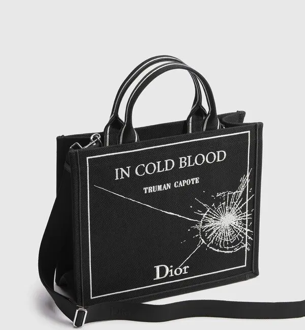 Dior Medium Book Tote - Black