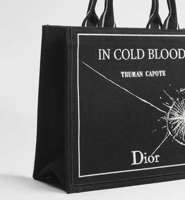 Dior Medium Book Tote - Black