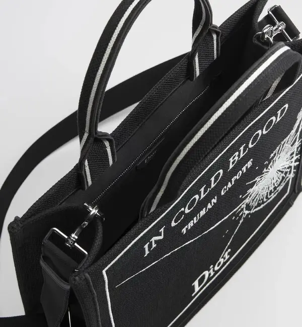 Dior Medium Book Tote - Black