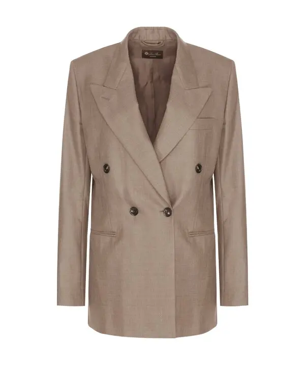 Loro Piana Double Breasted Suit Coat