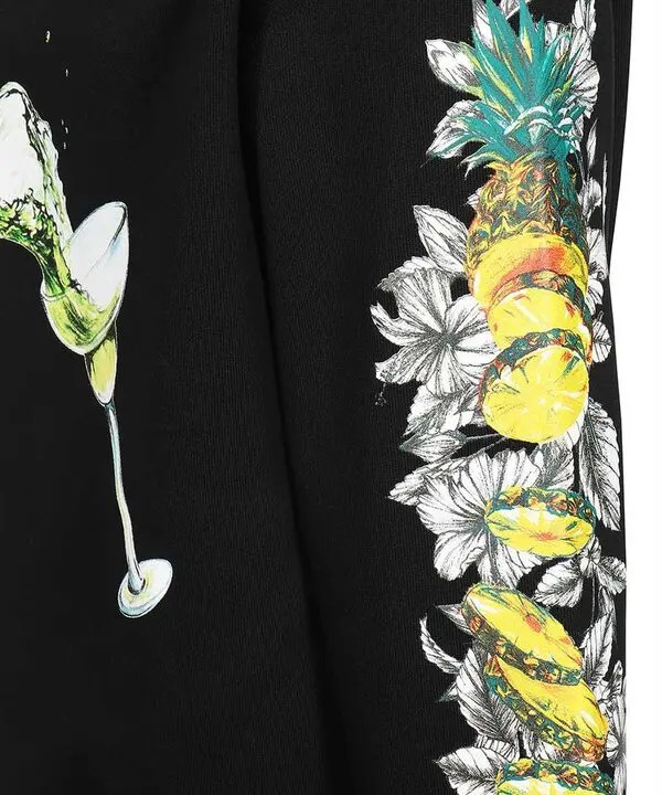 MSGM Club Paradiso Graphic Sweatshirt - Black