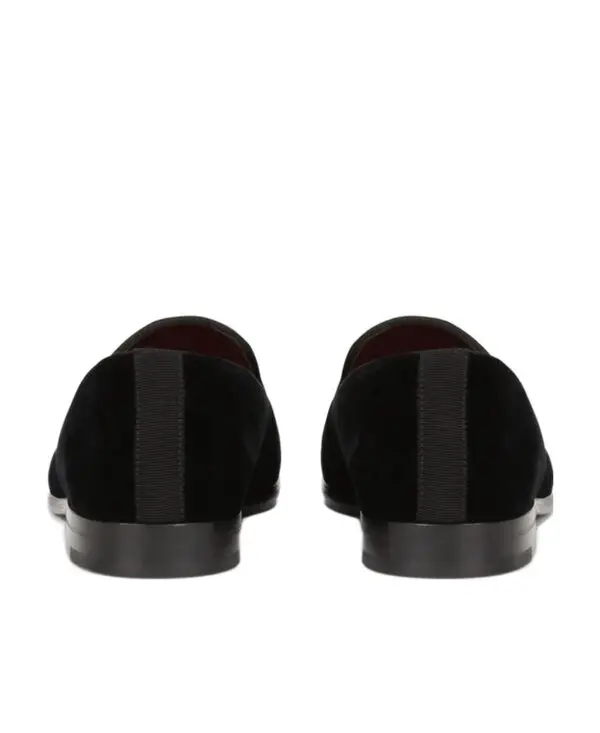 Dolce & Gabbana Dg Logo Plaque Slip-on Loafers