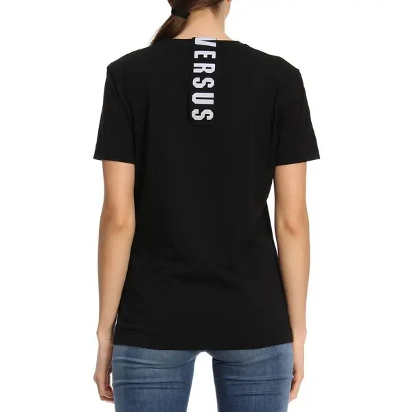 Versace Rear Logo Decal T-shirt - Black
