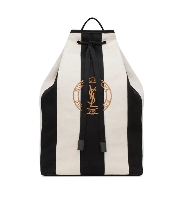 Saint Laurent Rive Gauche Sling Bag - White
