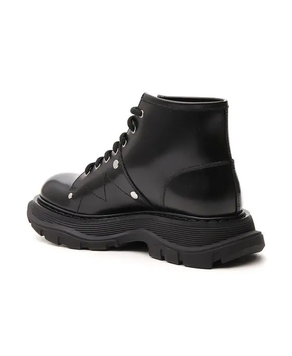 Alexander McQueen Tread Lace-up Boots - Black