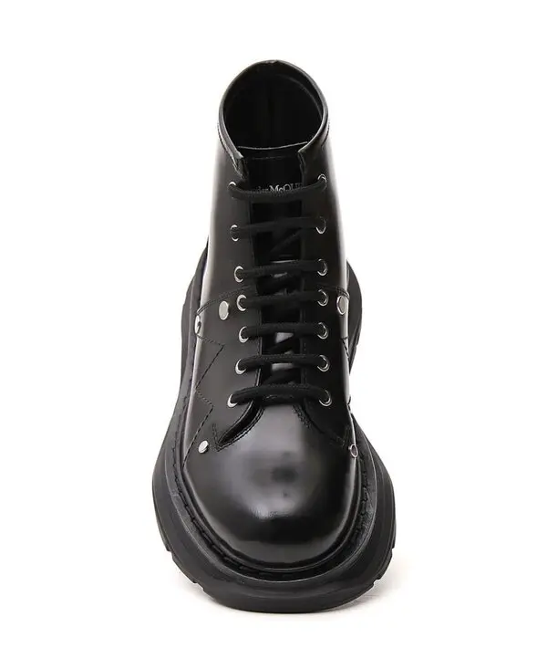 Alexander McQueen Tread Lace-up Boots - Black