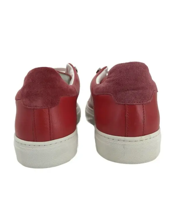 Philipp Plein Logo Detail Lace-up Sneakers - Red