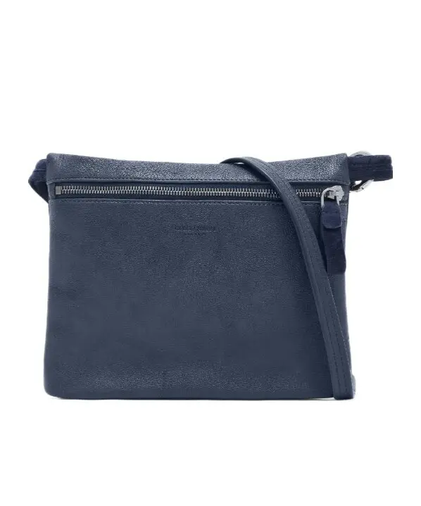 Giorgio Armani Zip-up Handbag - Navy Blue