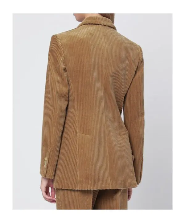 P.a.r.o.s.h Corduroy Double-breasted Blazer