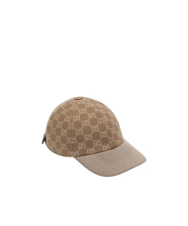 Gucci Gg Monogram Baseball Cap - Beige And Light Brown
