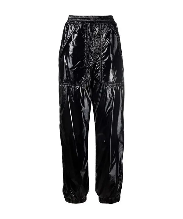 Moncler High-shine Ski Trousers - Black