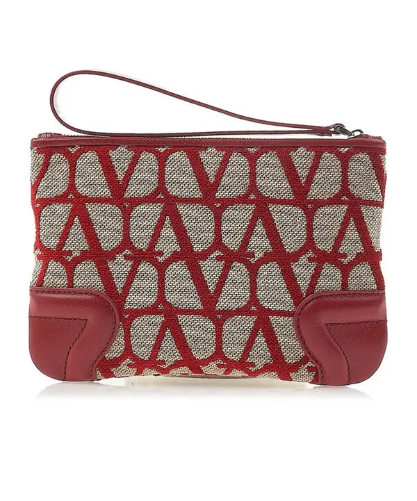 Valentino Garavani Logo Clutch