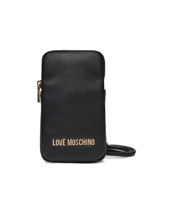 Moschino Shoulder Wallet - Black