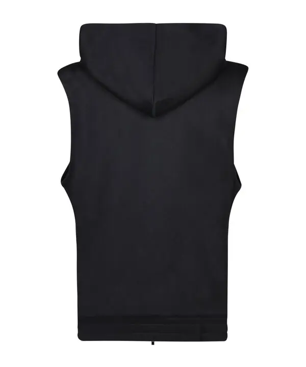GIUSEPPE ZANOTTI Hooded Gilet With Zipper Opening