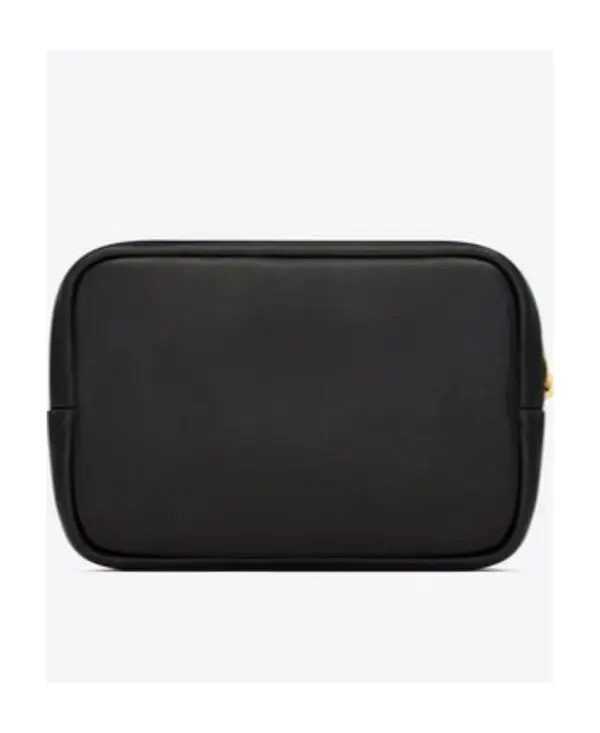 Saint Laurent Calypso Logo Plaque Mini Cosmetic Pouch