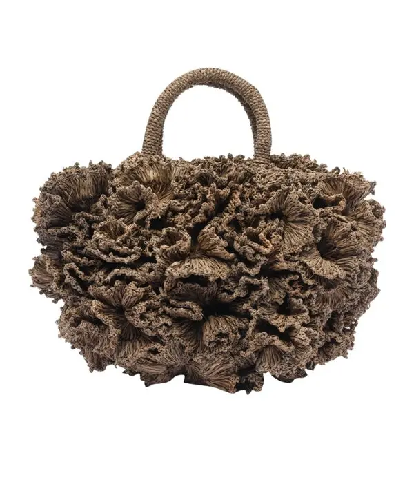 IBELIV 3d Decoration Handbag - Darktea