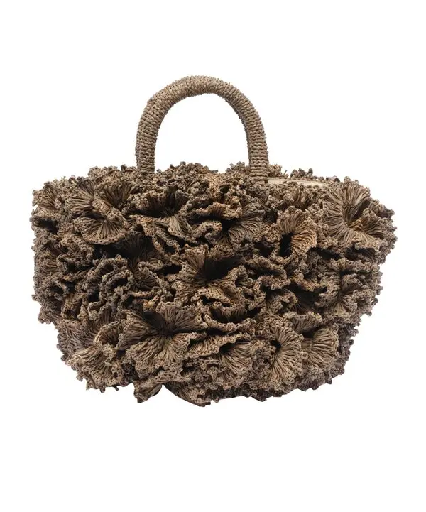 IBELIV 3d Decoration Handbag - Darktea