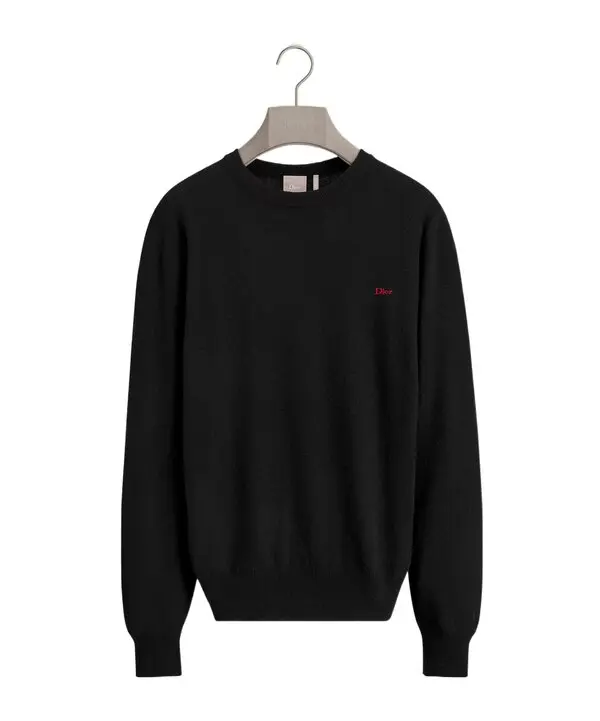 Dior Embroidered Crew Neck Sweater