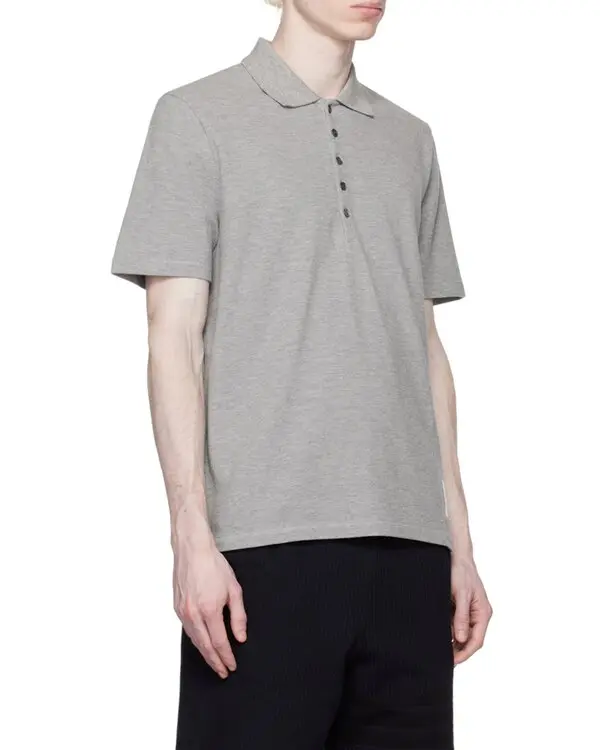 Thom Browne Classic Pique Stripe Relaxed Polo Shirt