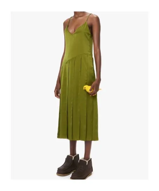 J.W.ANDERSON Ribbon-panel Midi Dress