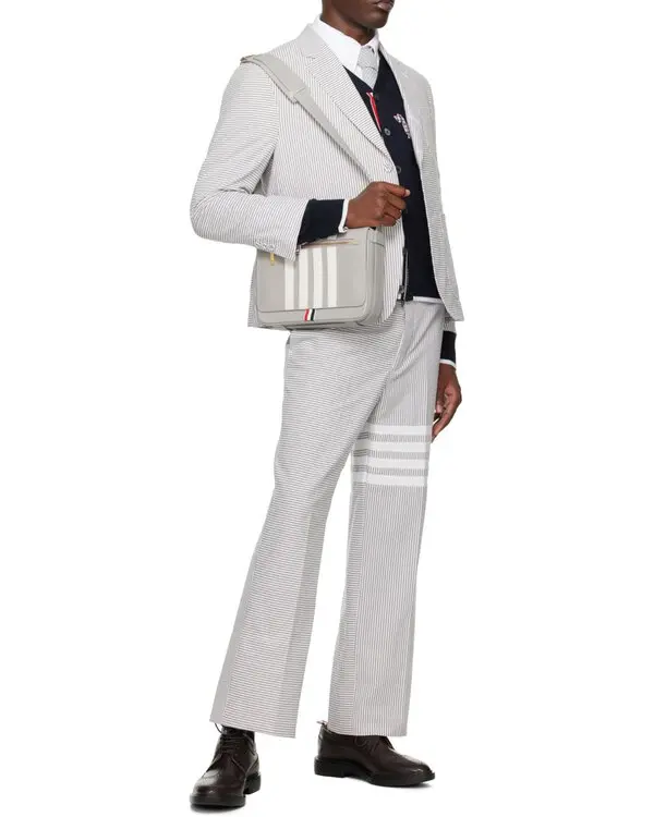 Thom Browne 4-bar Striped Tailored Trousers