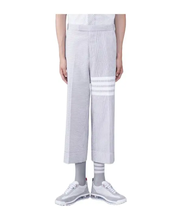 Thom Browne 4-bar Striped Tailored Trousers
