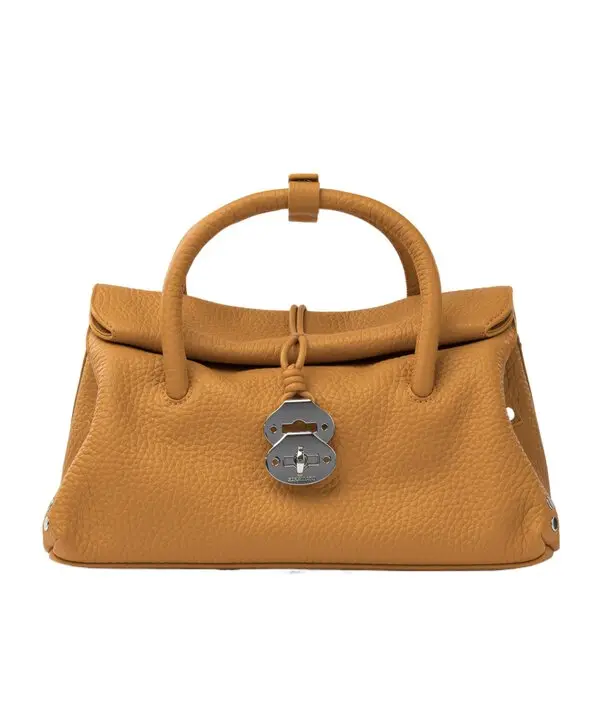ZANELLATO Solid Color Shoulder Bag - Brown
