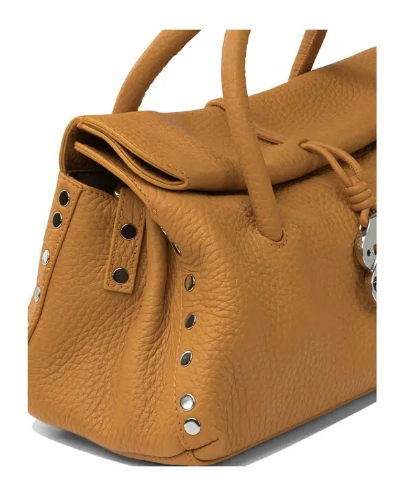 ZANELLATO Dotta Centauro Small Top Handle Bag - Brown
