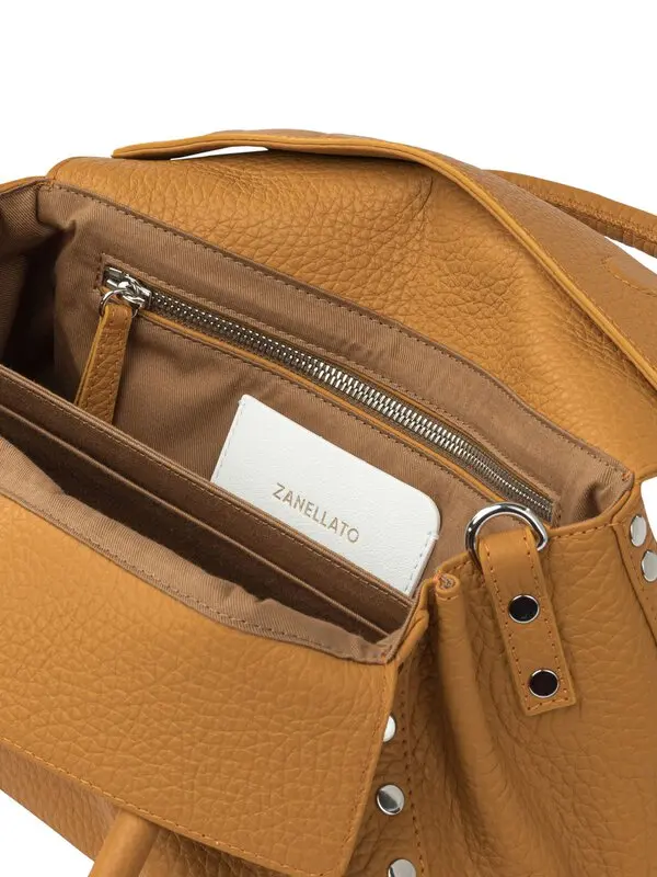 ZANELLATO Dotta Centauro Small Top Handle Bag - Brown