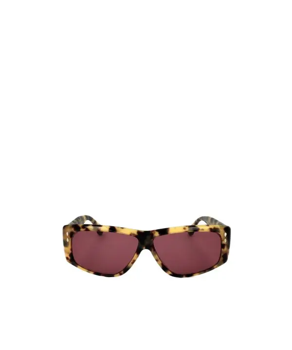 Isabel Marant Étoile Geometric Frame Sunglasses - Red