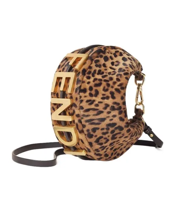 Fendi Mini Hobo Bag - Brown