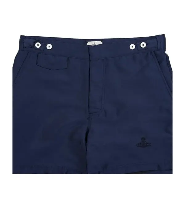 VIVIENNE WESTWOOD Orb Logo Swim Trunks - Blue