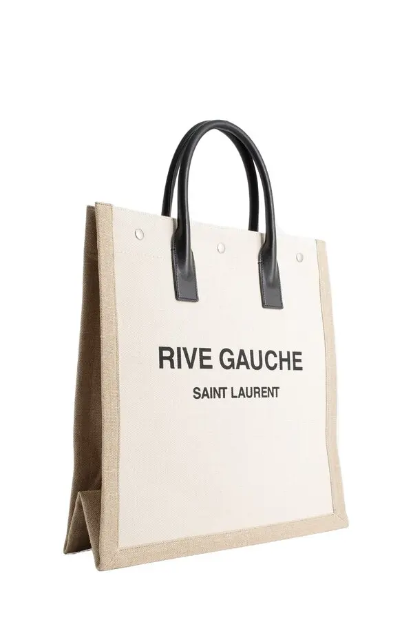 Saint Laurent Rive Gauche Tote Bag - Nude