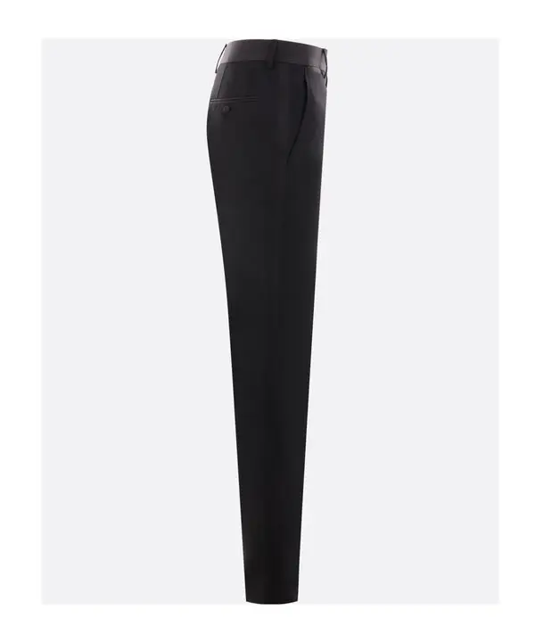 Dolce & Gabbana Tailored Pressed Crease Trousers - Black