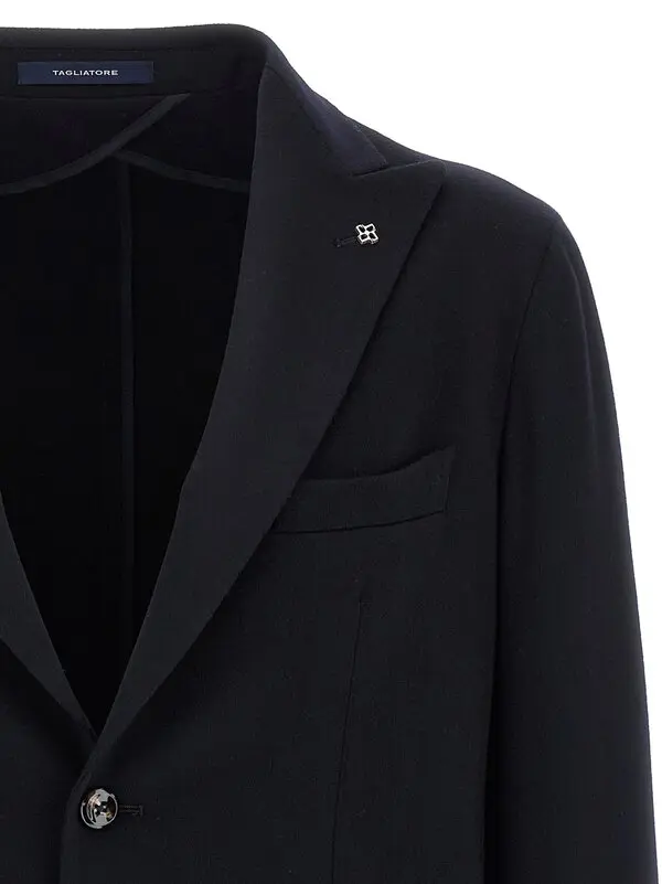 Tagliatore Cashmere Blazer - Blue